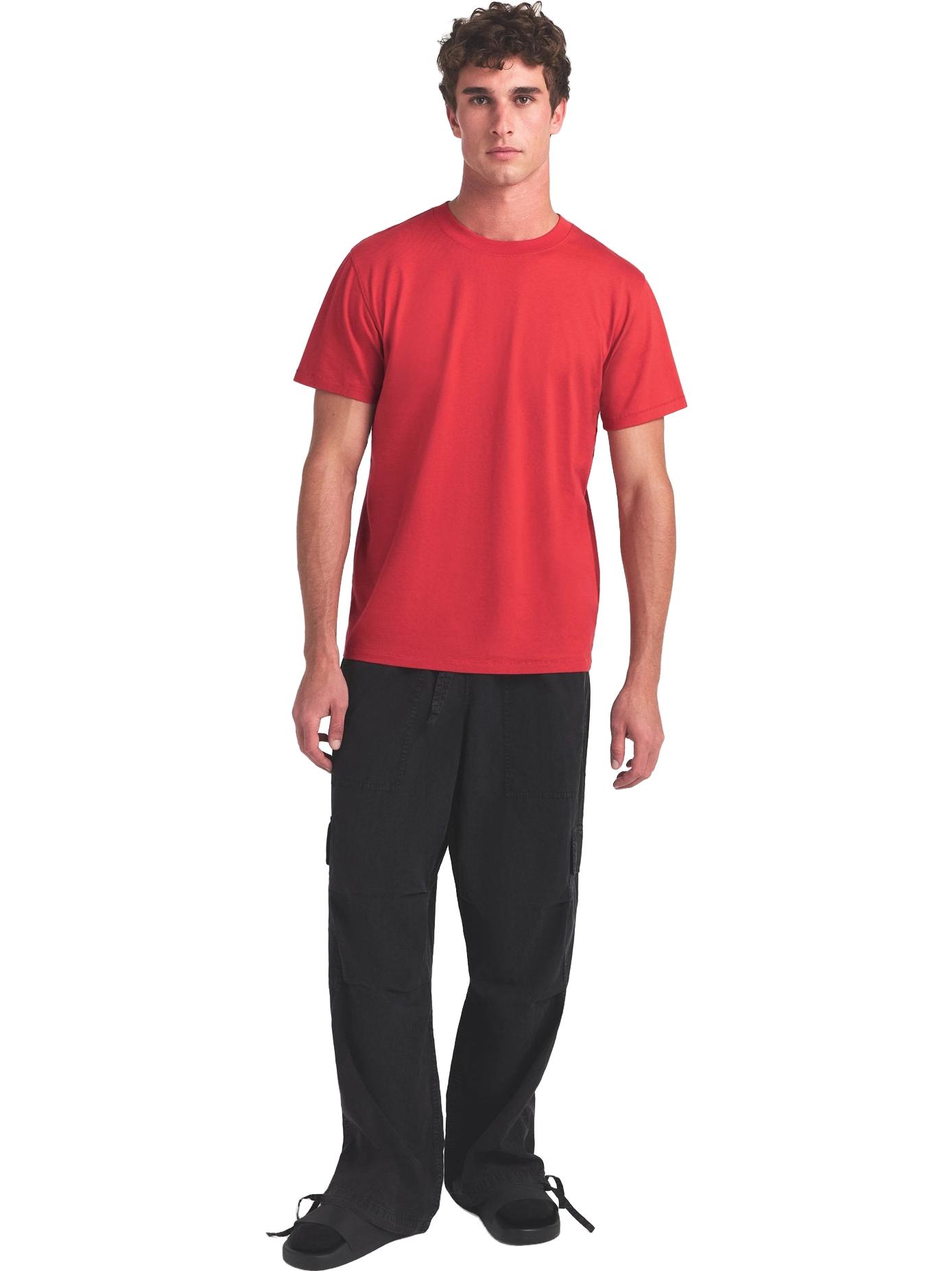 SKIMS mens classic crewneck | red | medium | heavyweight cotton